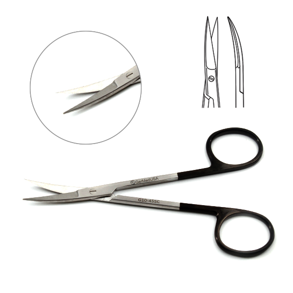 Iris Gum Scissors 11.5cm, Curved SuperCut | GerDentUSA