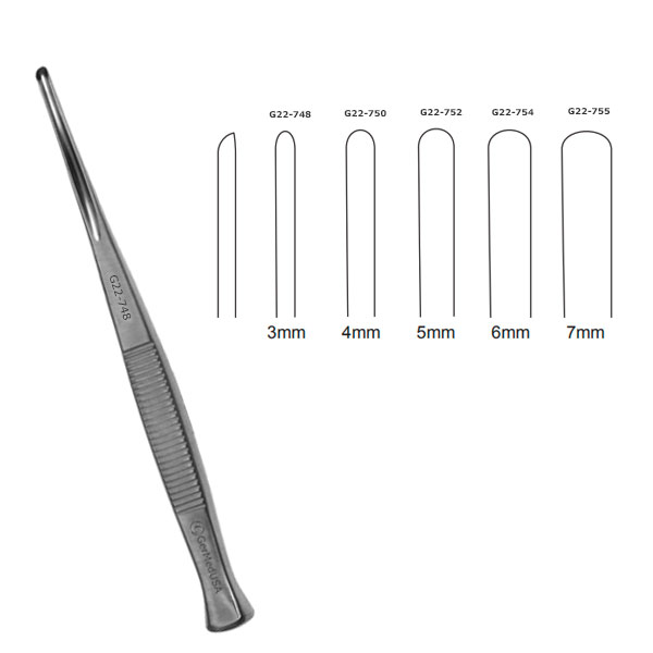 Partsch Gouge Chisel 5 1/2" (14cm), 5mm wide | GerDentUSA