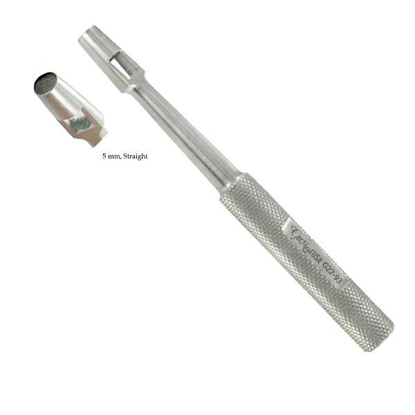 Keyes Cutaneous Punch 5 mm Tip 4" (10cm) | GerDentUSA
