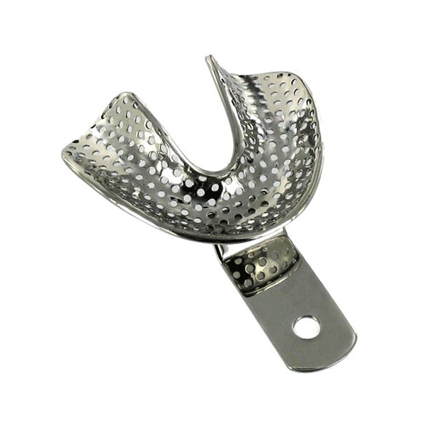 Impression Tray Perforated Denture, Lower L | GerDentUSA