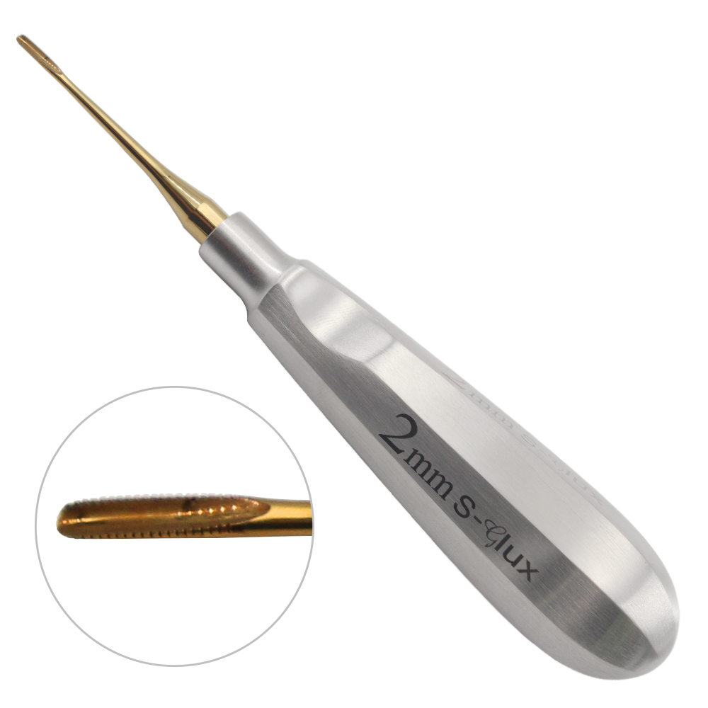 Glux Luxating 2mm Straight With Micro Serrated Tip | GerDentUSA