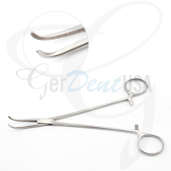 Baby Mixter Hemostatic Forceps 7 1/4" Curved | GerDentUSA